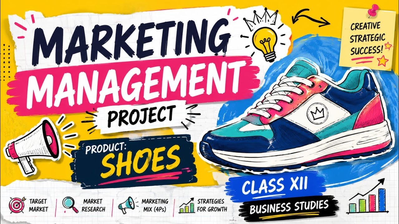 Business Studies Project Class 12 (Shoes Marketing) - YouTube