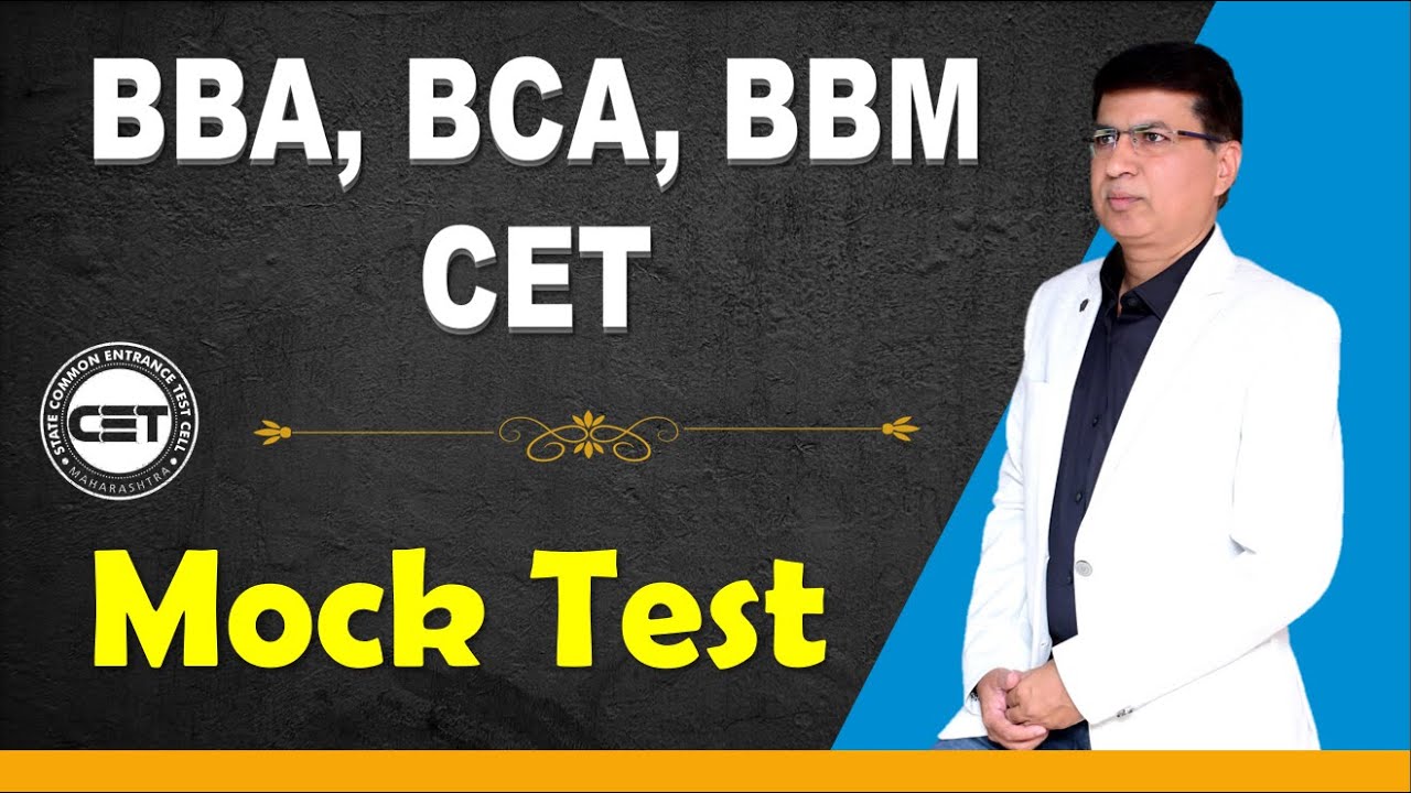 BBA-BCA CET 100 Marks Mock Test / BBA, BCA CET Practice Questions / BBA ...