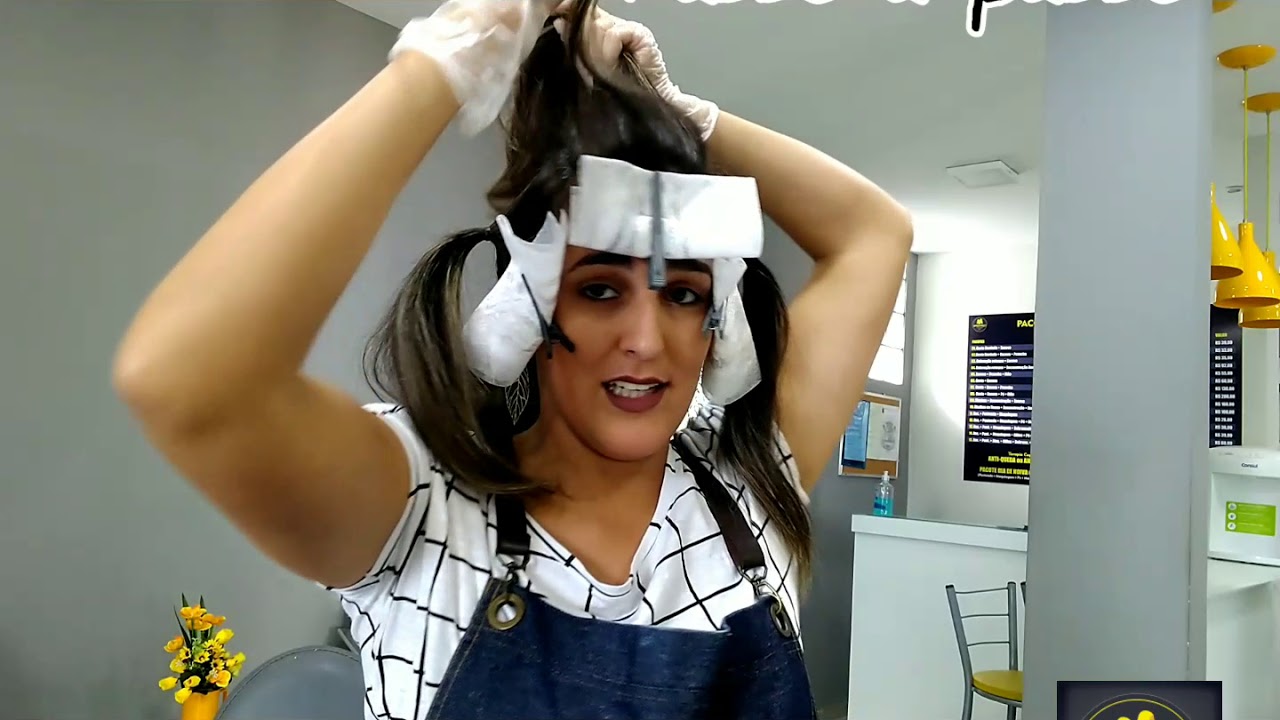 Fiz minhas mechas selfie mello's sozinha! - YouTube