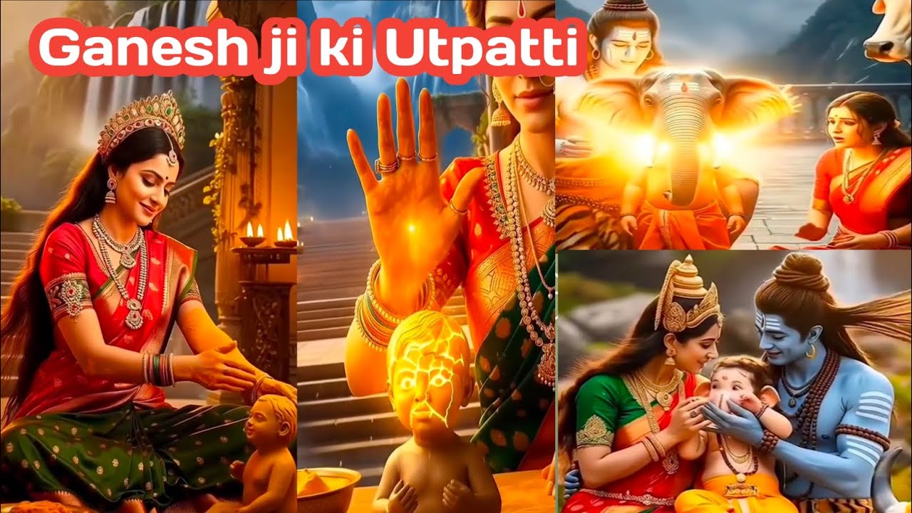 Ganesh ji ki Utpatti 🙏🌺🙏 Ganesh ji ki mahima 🙏🌺🙏 - YouTube