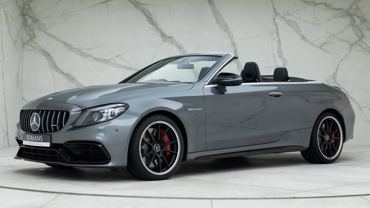 2021 Mercedes AMG C63 S Premium Plus Cabriolet - Selenite Grey ...
