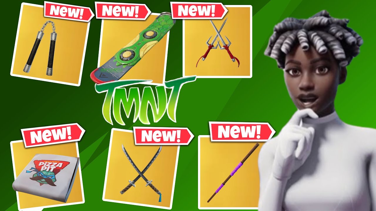 Brand NEW TMNT Fortnite Update! (New mythics,hoverboards,etc) - YouTube