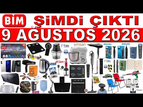 BİM 9 AĞUSTOS 2026 | ELEKTRİKLİ KÜÇÜK EV ALETLERİ | BİM TIRAŞ MAKİNESİ | BİM AKTÜEL PAZAR