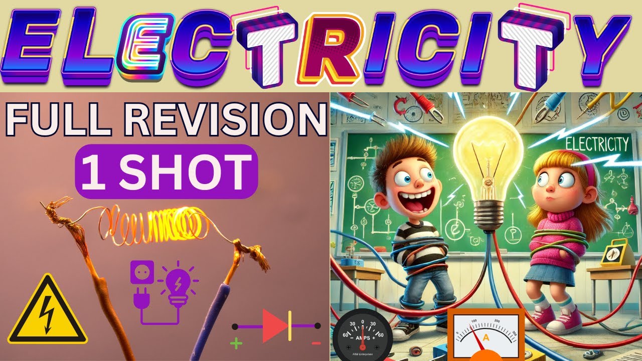 ELECTRICITY FULL REVISION" Shocking Fun with Electricity! ⚡ Class 10 ...