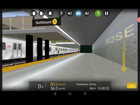 Hmmsim 2 nyc ttc subway line 1 tysse railfanning at Rosedale - YouTube