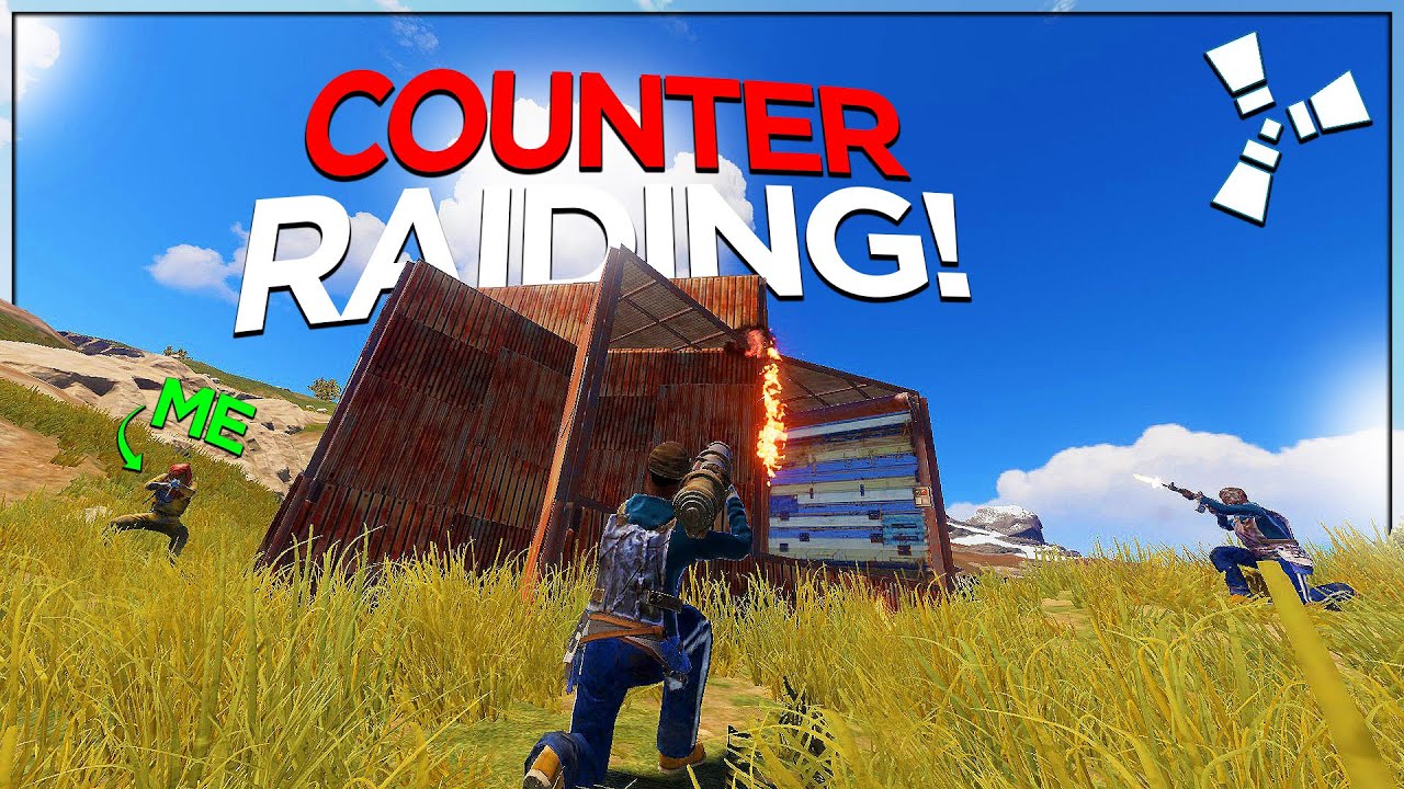 COUNTER-RAIDING & a.. REVENGE RAID? (SOLO VANILLA RUST #8 S50) - YouTube