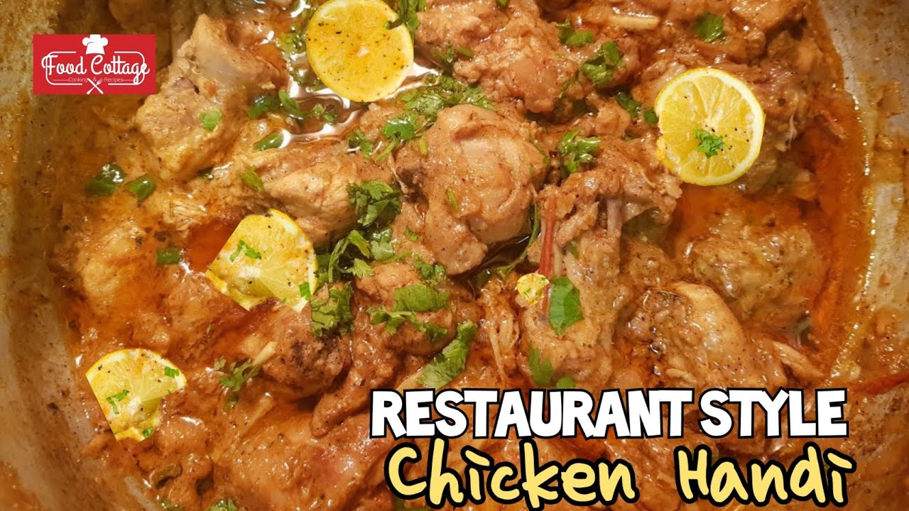 Restaurant Style CHICKEN Malai HANDI/Famous handi Easy to make at home ...