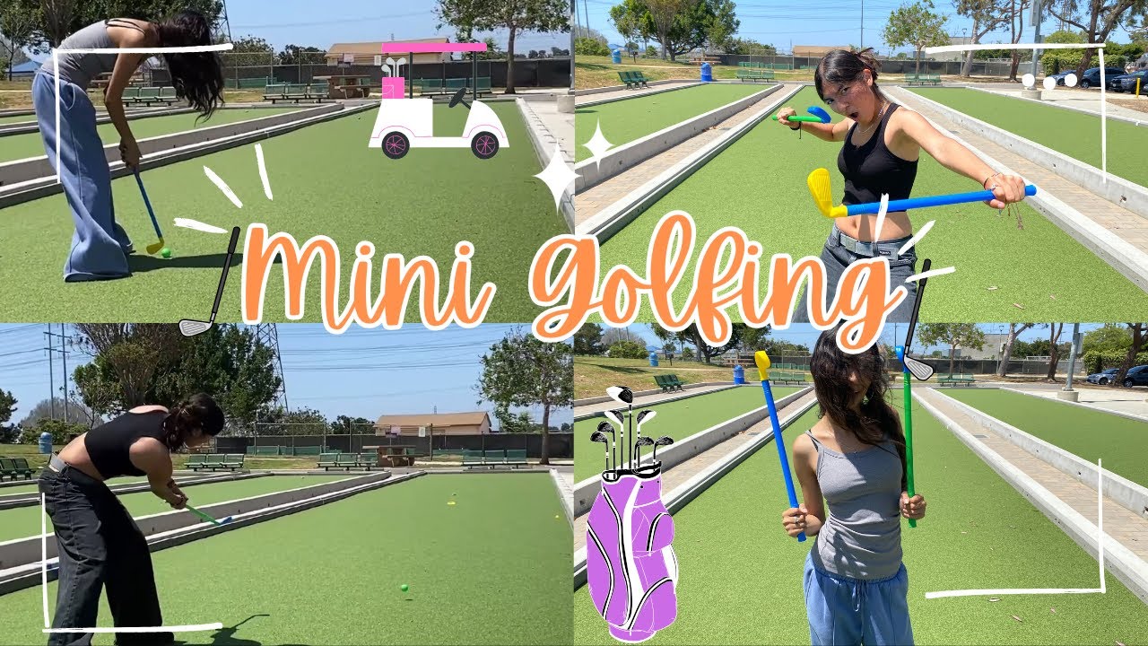 We Tried MINI GOLFING - YouTube