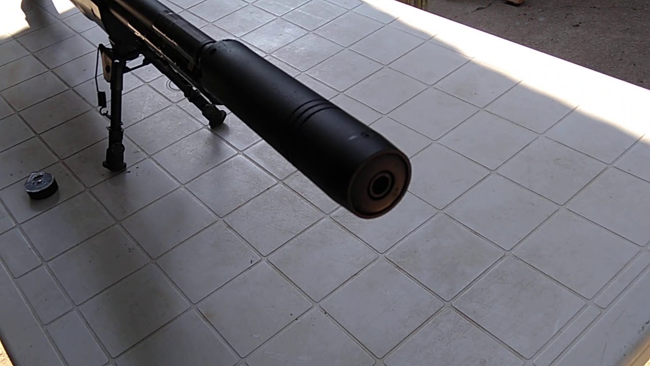 Supresor para RED TARGET R1 - 800 S calibre .25, queda MUDO!!! - YouTube