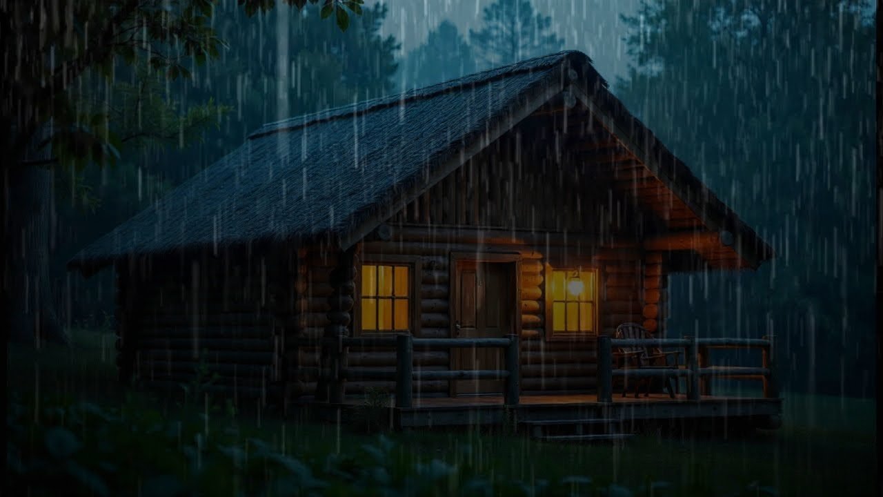 Rainy Night Ambience | Relax & Sleep Instantly with Rain Sounds - YouTube