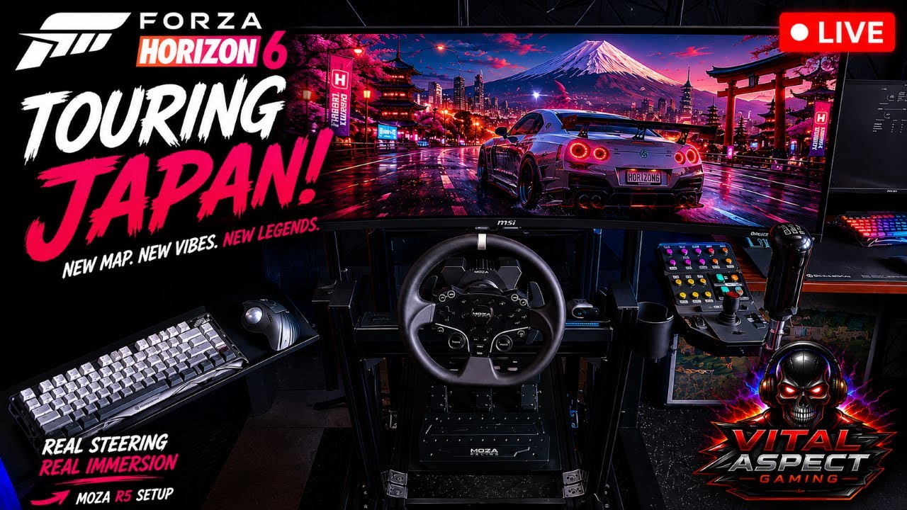 🔴 FORZA Horizon 6 | Touring Japan! #MozaR5 #RTX5080 #Ultrawide - YouTube