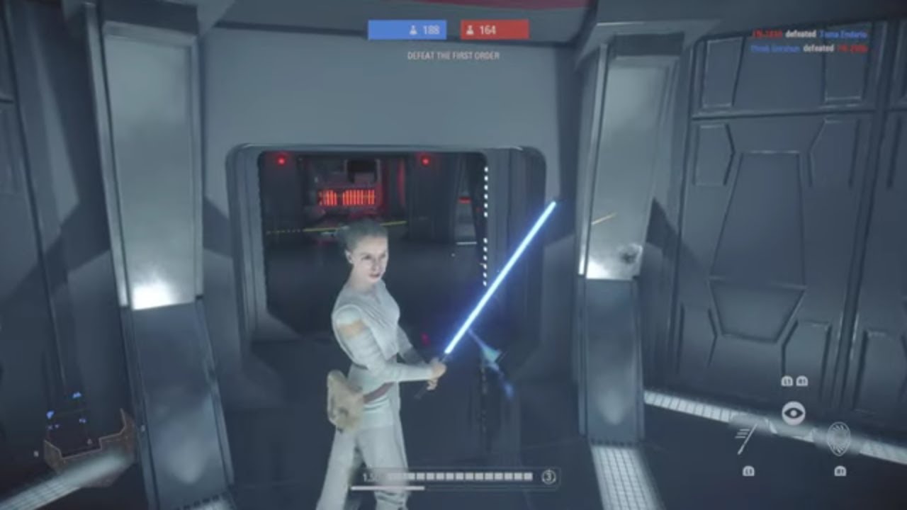 Star Wars Battlefront II Rey Scavenger In Custom Arcade Team Battle On ...