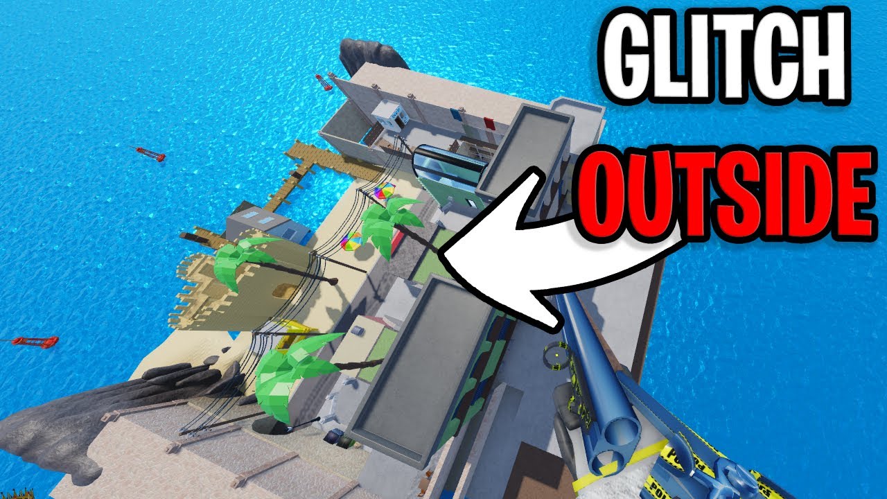 How To Glitch Outside Beach Map In Arsenal - YouTube