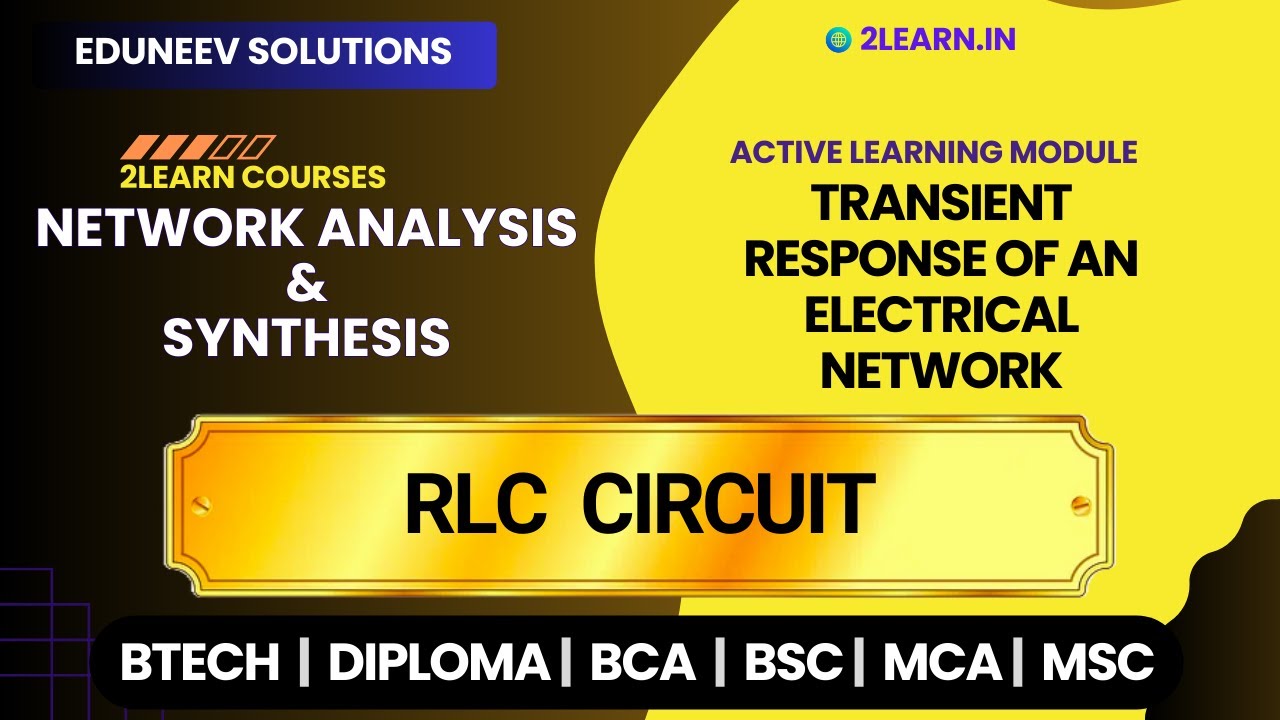 Transient Response of an Electrical Network using Impulse, Step and ...