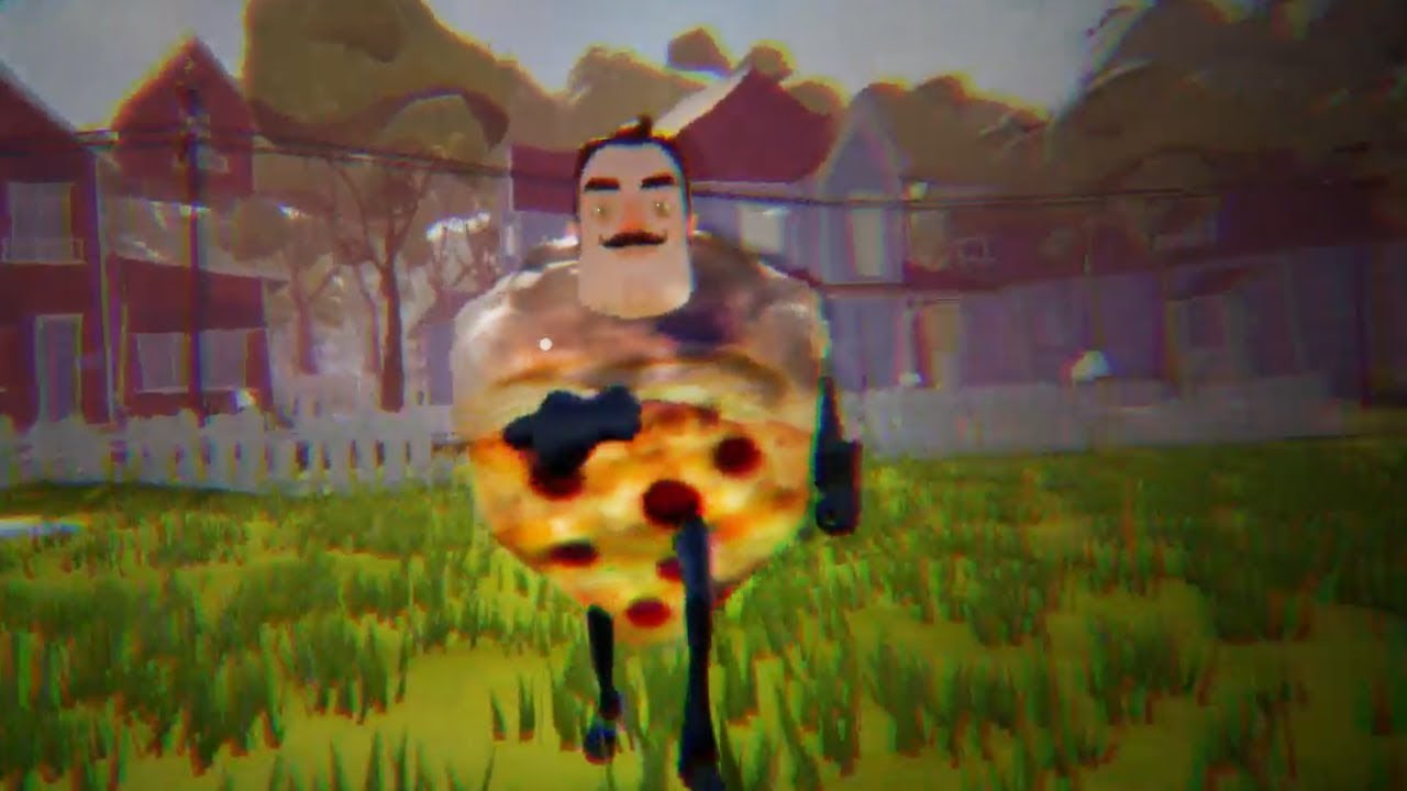MY NEIGHBOR IS AN PIZZA - Hello Neighbor ACT 1 - YouTube