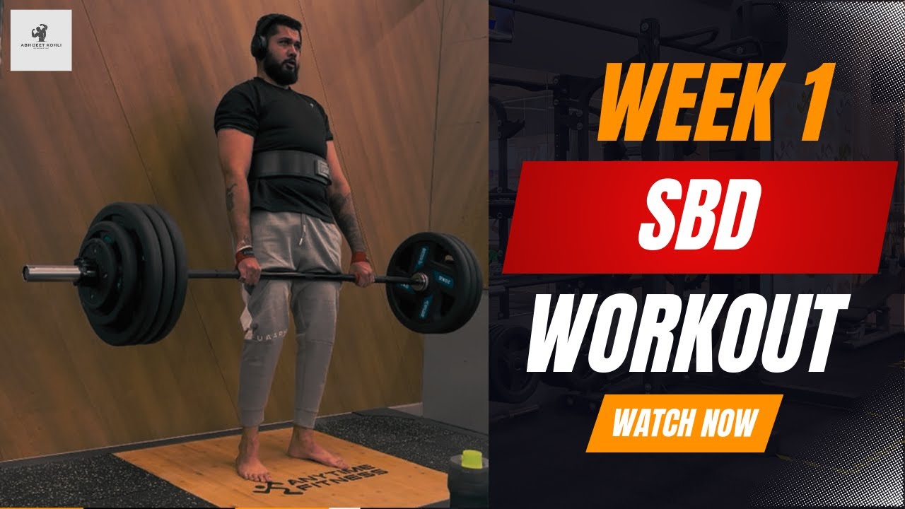 SBD WORKOUT WEEK 1 - YouTube