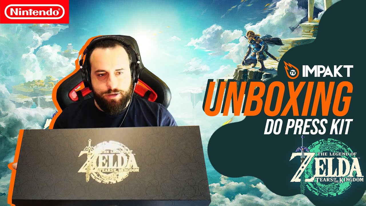 UNBOXING - Press Kit Zelda: Tears of the Kingdom - YouTube