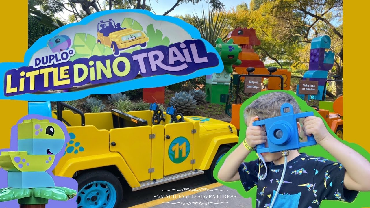 POV NEW DUPLO® Little Dino Trail in Dino Valley at LEGOLAND California ...
