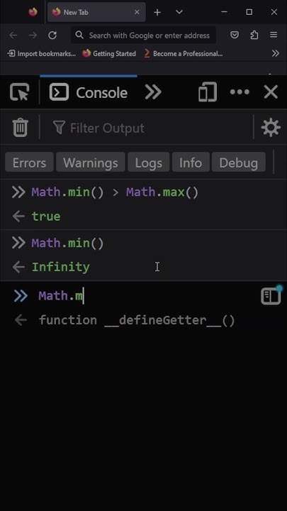 Javascript Weird Partsmathmin Vs Mathmaxjavascript Coding