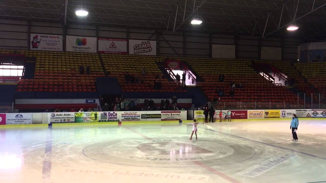 Křišťálová brusle, Děčín 27.2.2016, Helena Kopečná, HCPZ kraso Kladno - YouTube