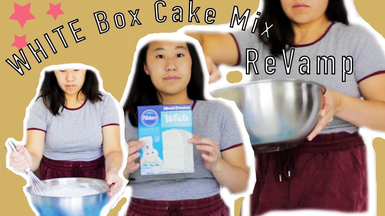 WHITE Box Cake Mix Revamp | Store-Bought Cake Mix Series - YouTube