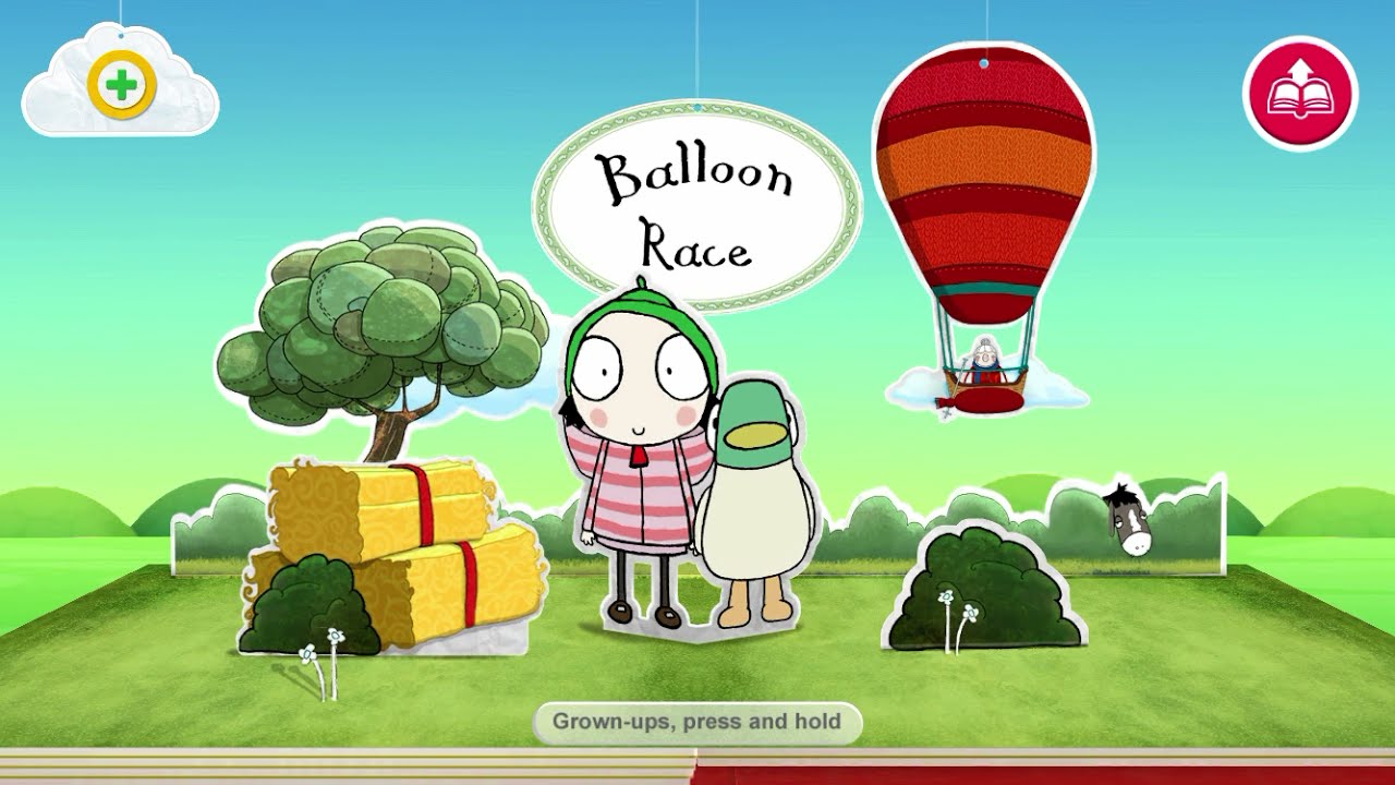 Sarah and Duck | CBeebies story time | Hot air balloon - YouTube