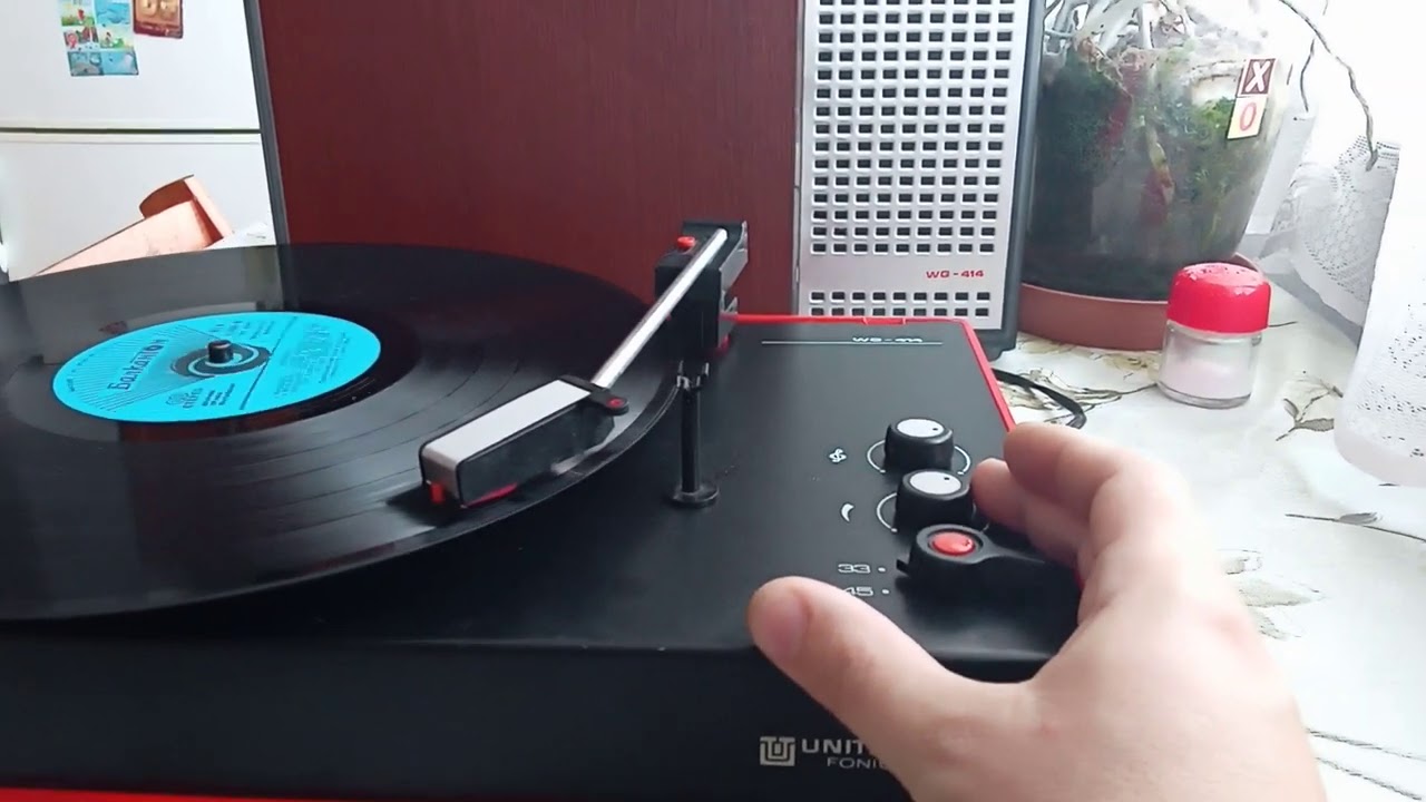 Turntable unitra wg414 - YouTube