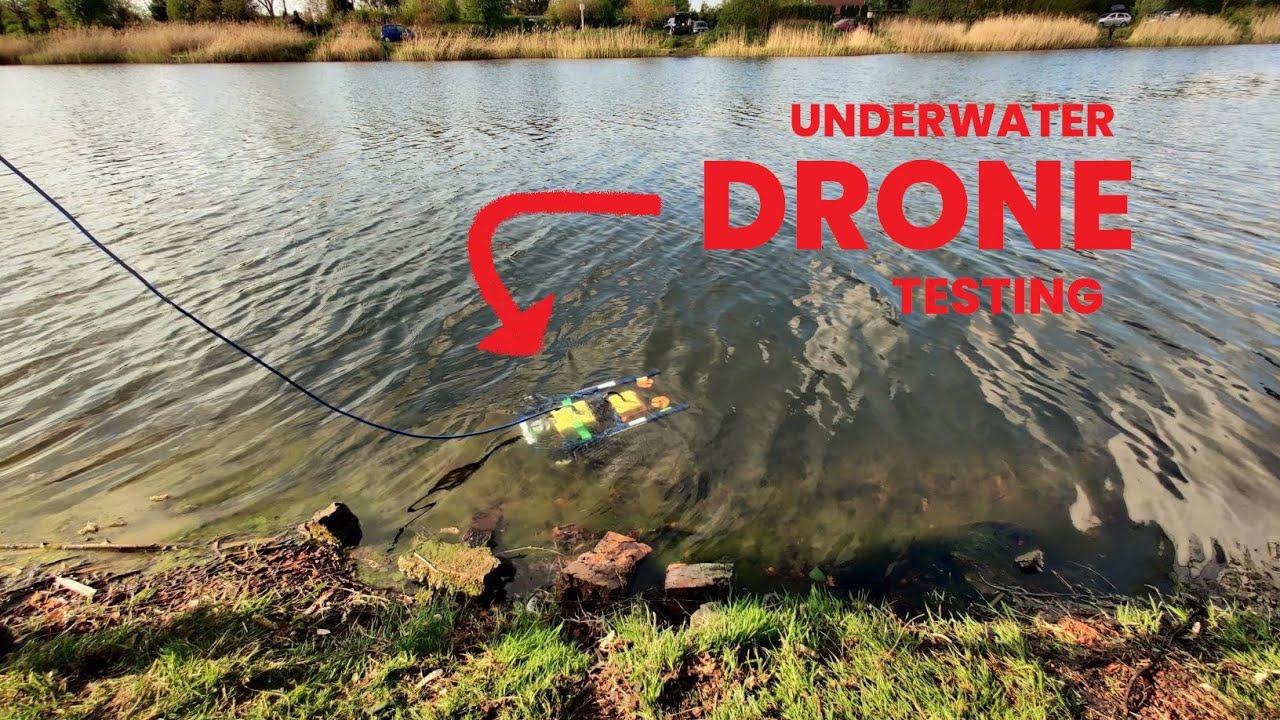 Underwater CPS drone testing [self leveling] - YouTube