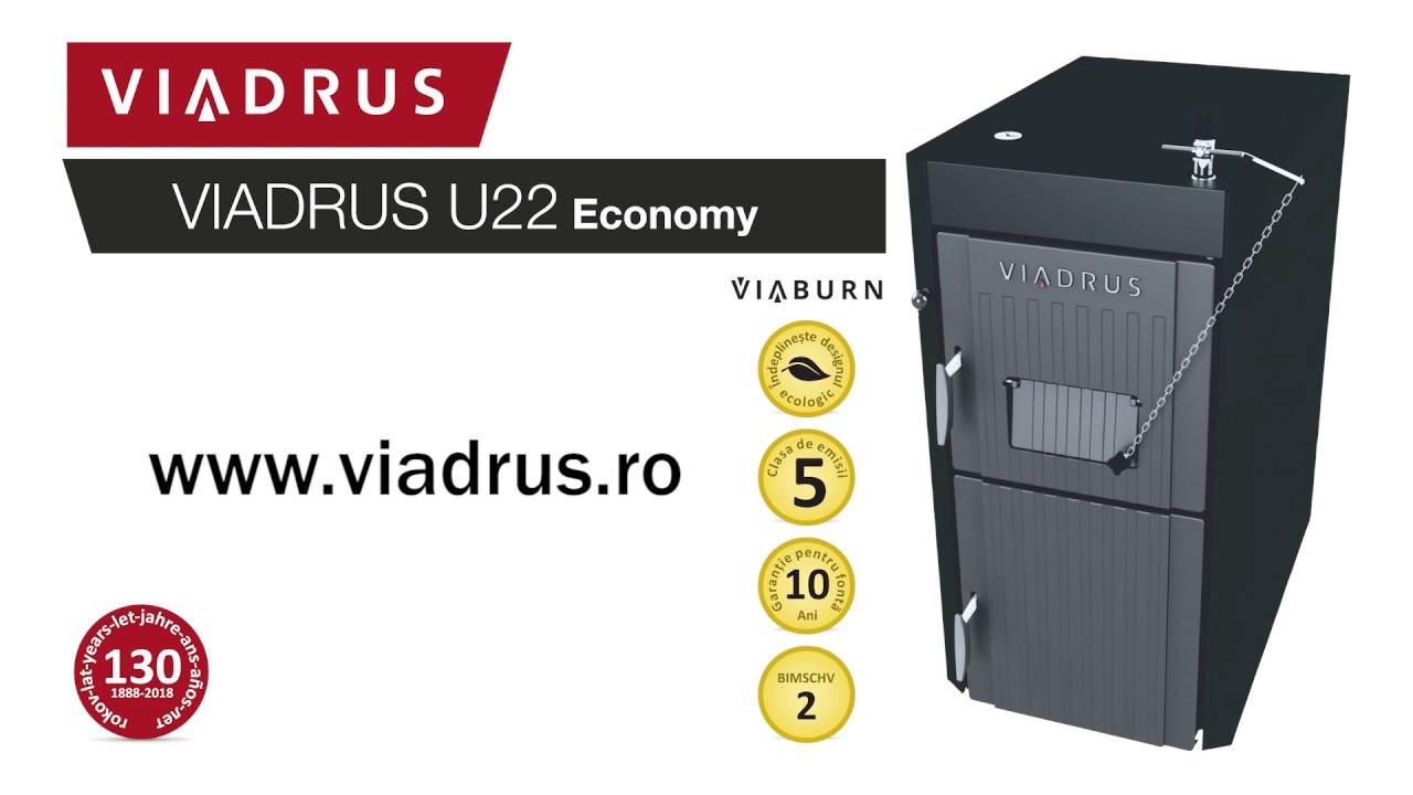 Viadrus U22 economy - aprinderea focului - YouTube
