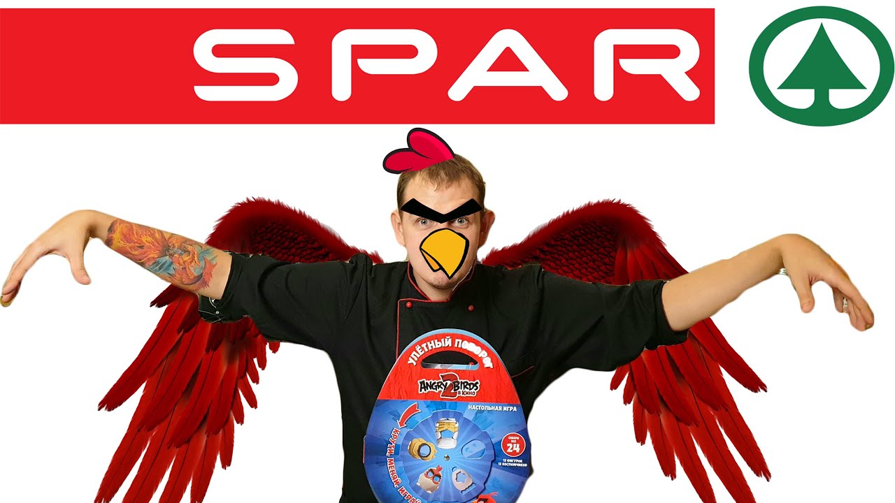 АКЦИЯ ANGRY BIRDS В МАГАЗИНЕ SPAR/ПОЛНЫЙ ОБЗОР ФИГУРОК,КОСТЮМЧИКОВ И ...