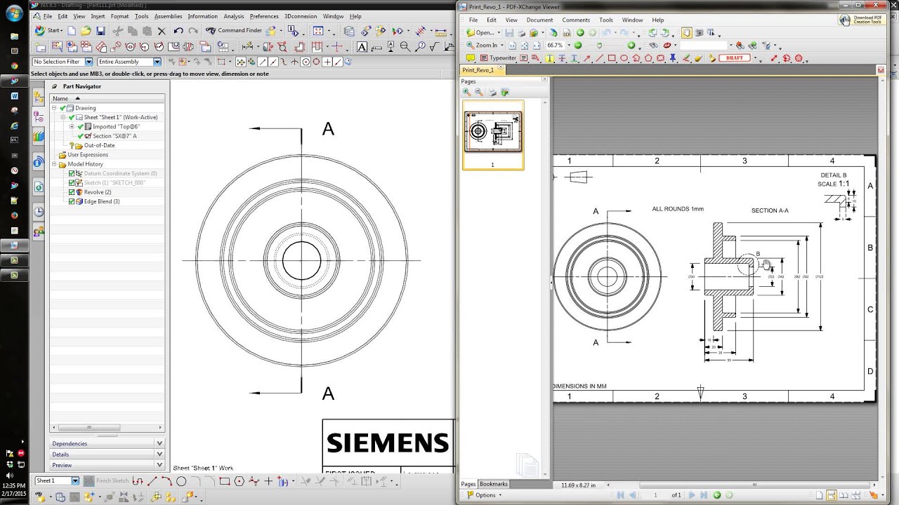 Revolve Dimensioning - YouTube
