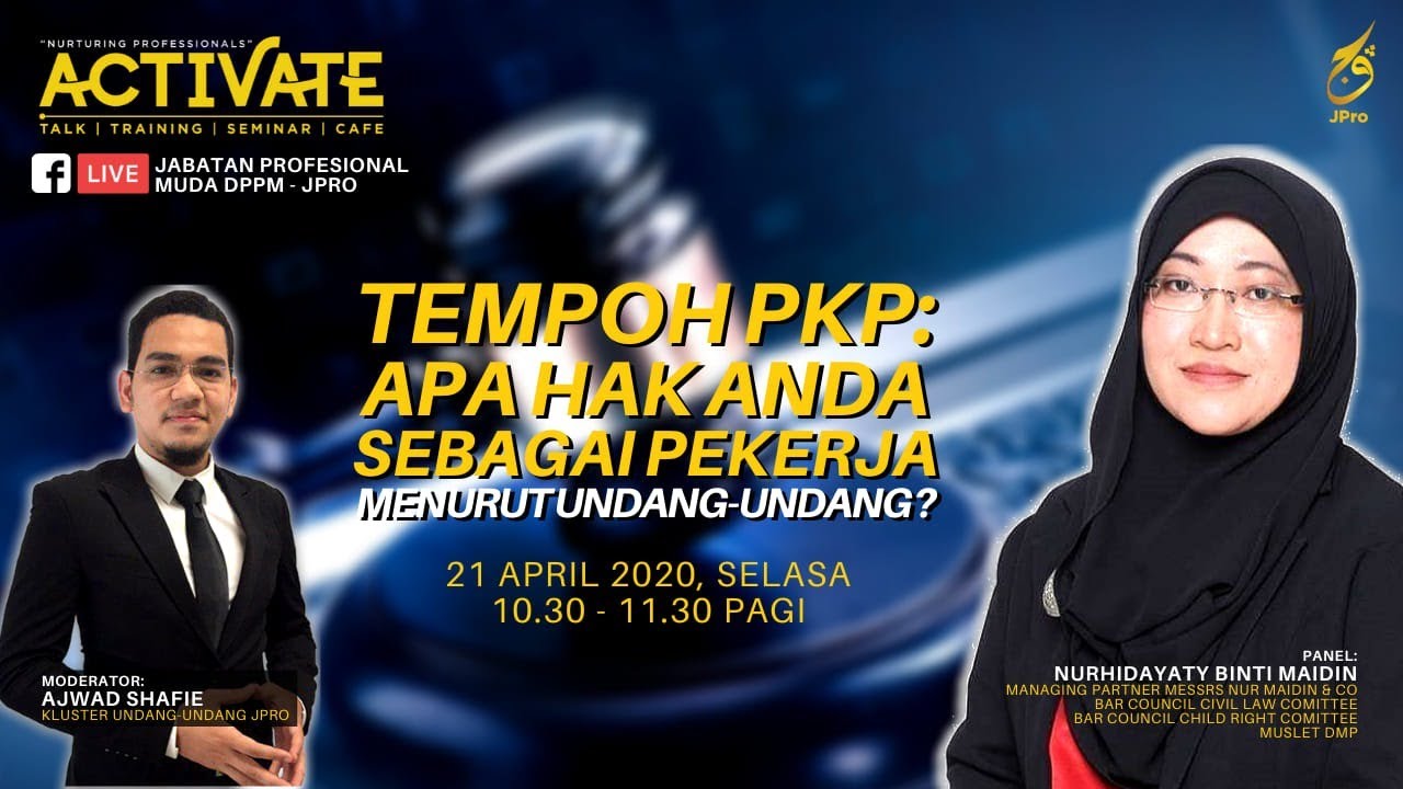 TEMPOH PKP: APA HAK ANDA SEBAGAI PEKERJA MENURUT UNDANG-UNDANG? - YouTube