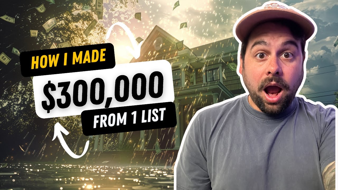 The list I used to make 300k on one flip! Real Estate Investing - YouTube