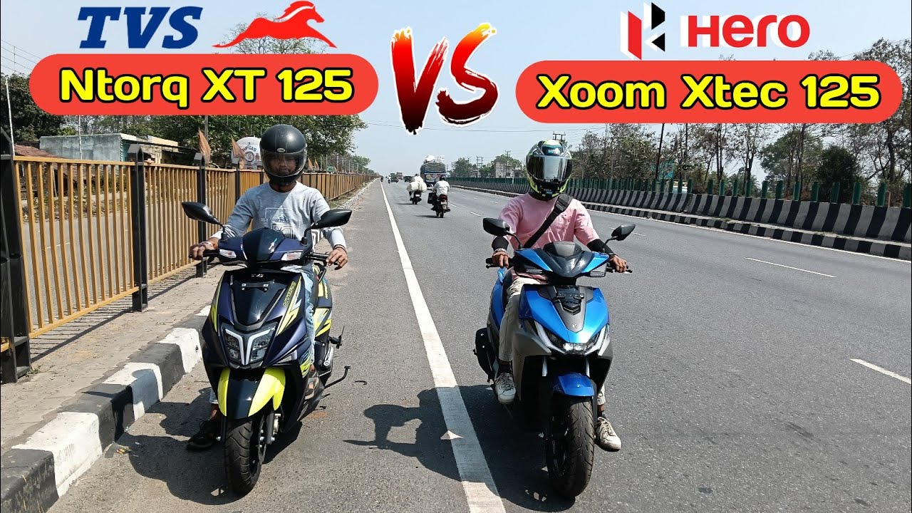 2025 Hero Xoom Xtec 125 Vs Tvs Ntorq XT 125 Details Review || कौन सी ...