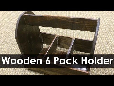 Wooden 6 Pack Holder | Project Ideas - YouTube