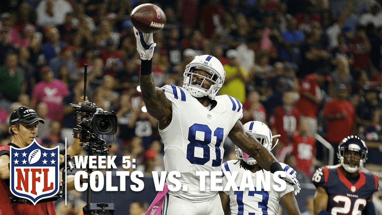 Andre Johnson Scores His 1st TD as a Colt | Colts vs. Texans | NFL ...