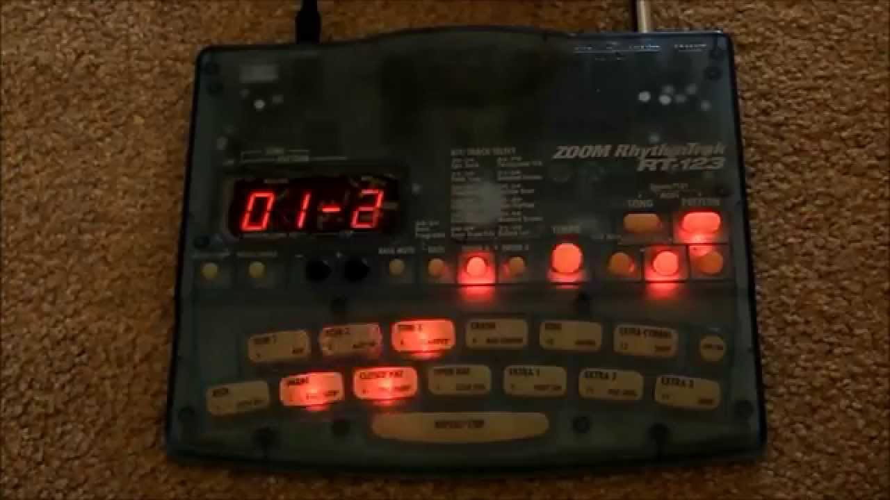 Zoom RhythmTrak RT-123 Drum Machine by Zoom Corporation - YouTube