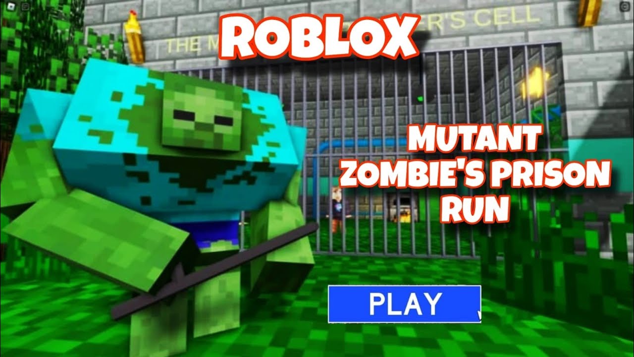 MUTANT ZOMBIE'S PRISON RUN#roblox #scarryobby - YouTube
