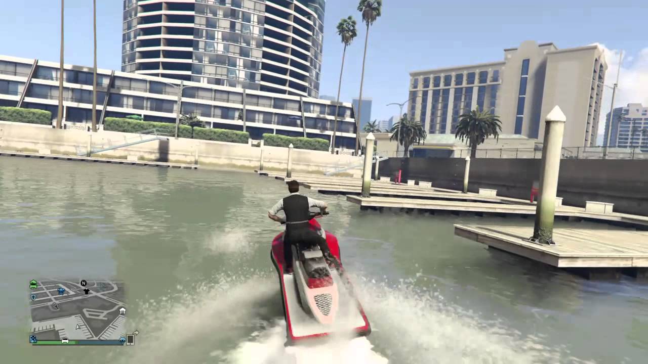 GTA5 jet ski launch - YouTube