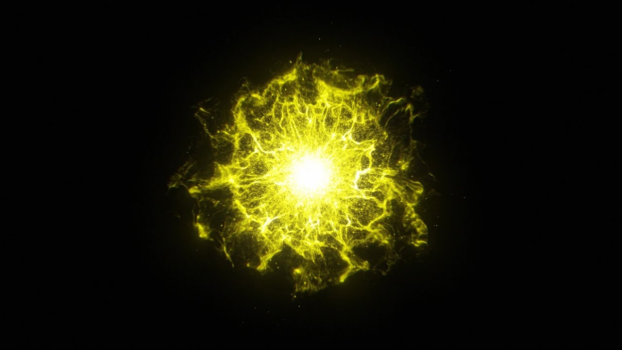 Particle Yellow Energy Wave - YouTube