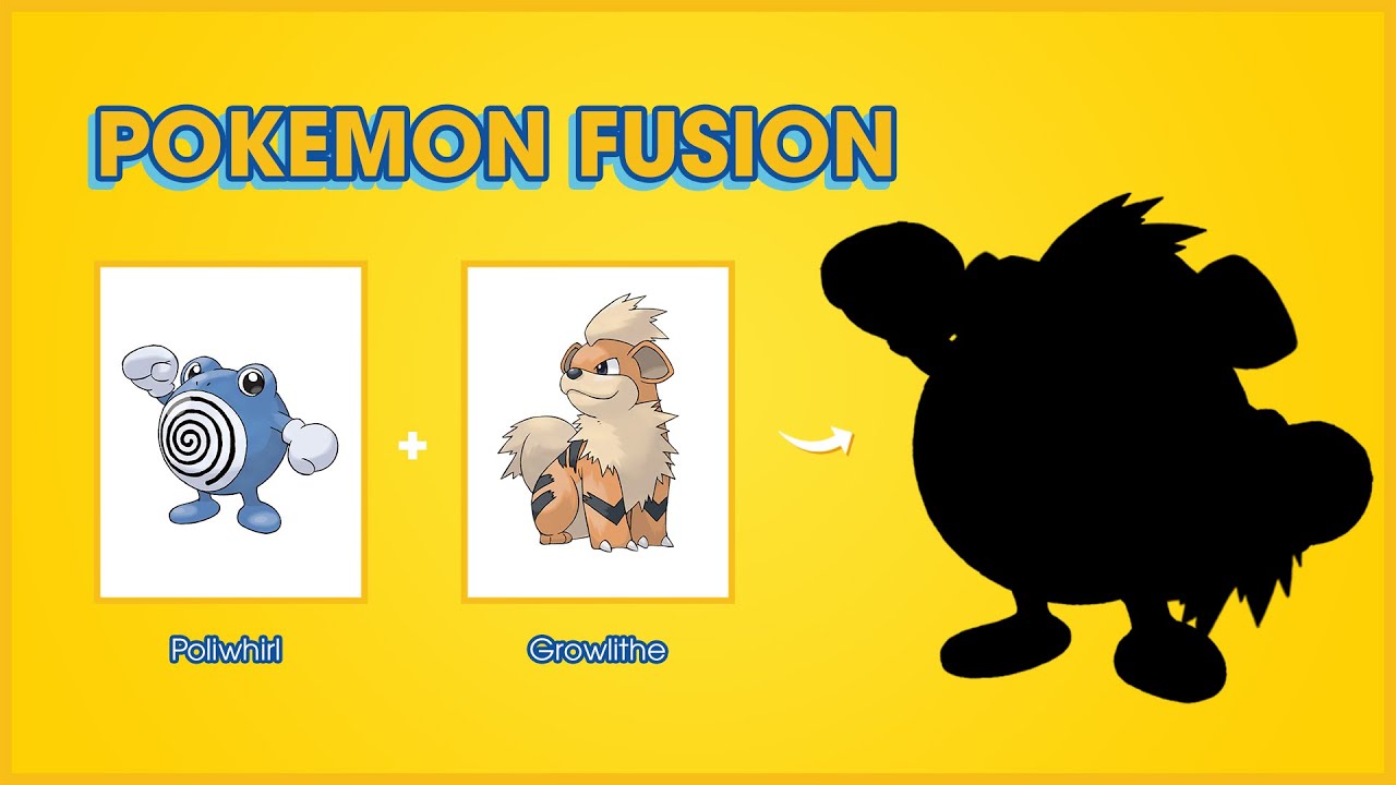 Pokemon Fusion | Poliwhirl + Growlithe | pokemon infinite fusion - YouTube