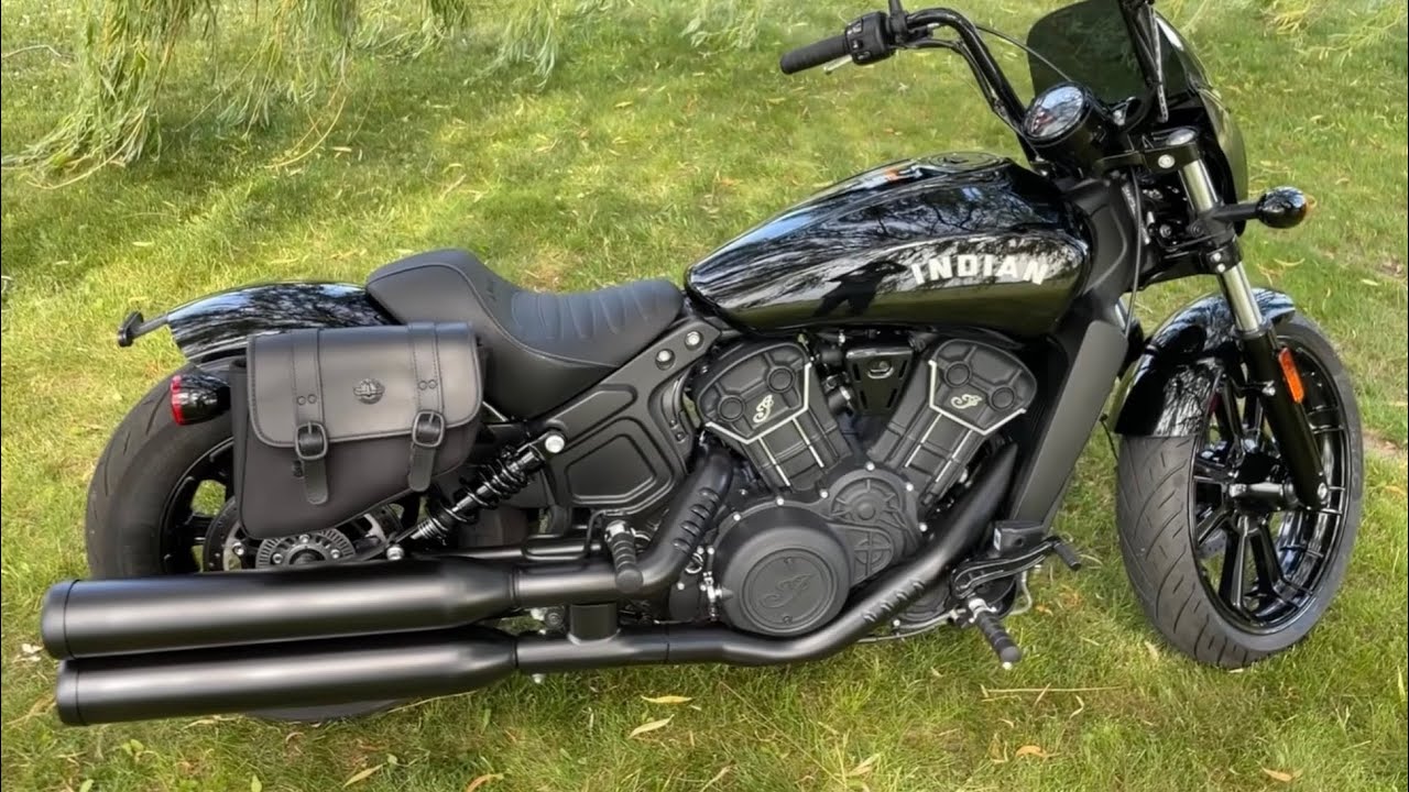 Indian Scout Rogue Viking Bag - YouTube