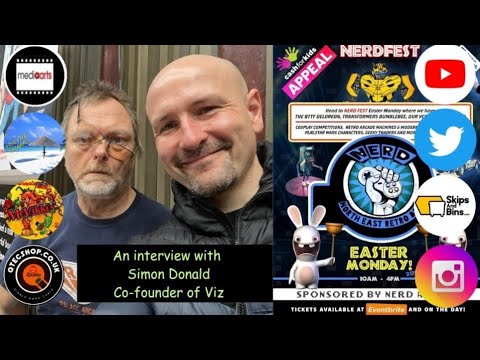 An Interview With Simon Donald The Creator of Viz at Nerd Fest - YouTube