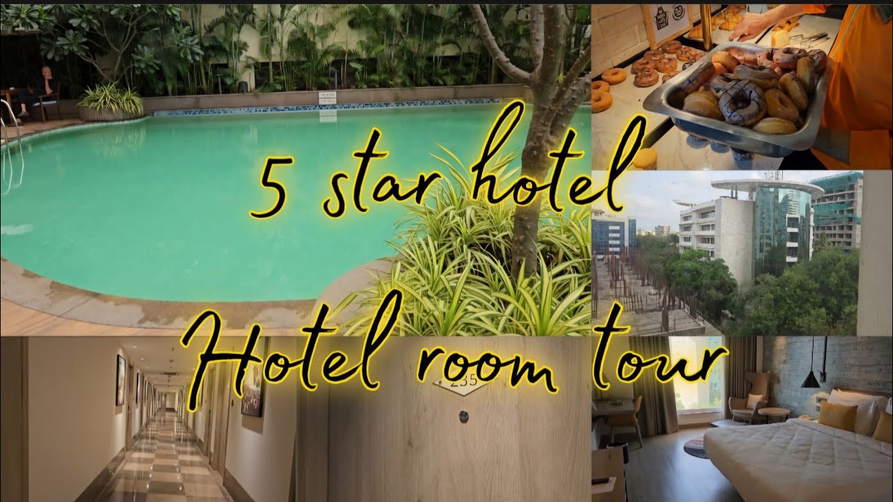My hotel room tour 😍| 5 star hotel | Lemon tree | Luxurious stay ...