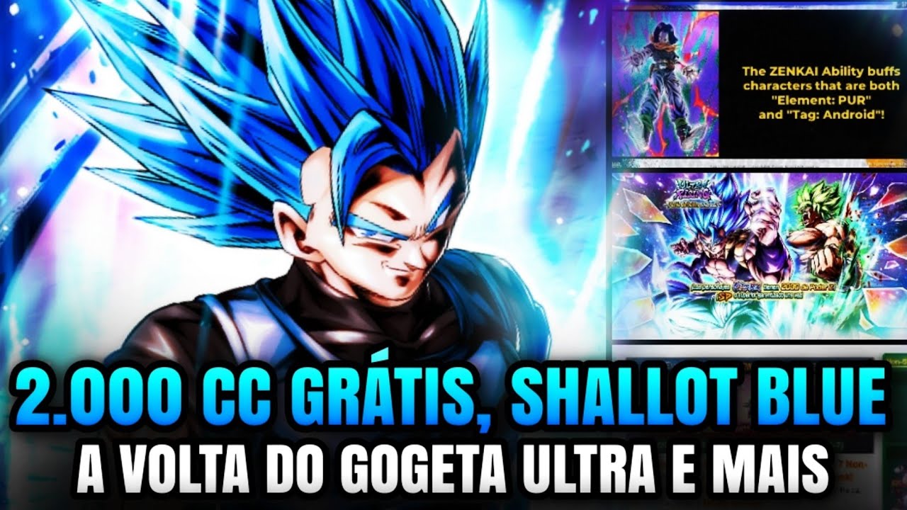 SUPER ATUALIZAÇÃO DE AMANHÃ! SHALLOT BLUE FINALMENTE! DRAGON BALL ...