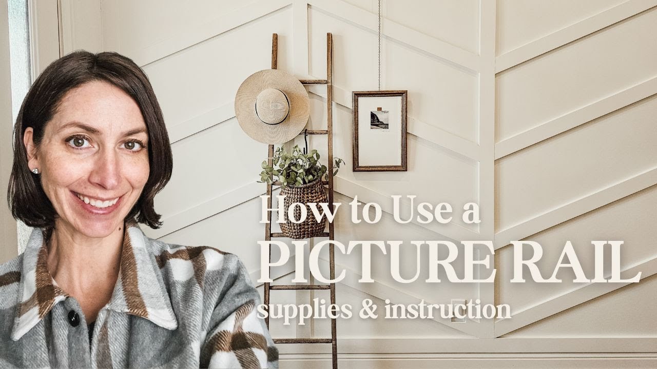 How to Install Picture Rail Hardware - YouTube