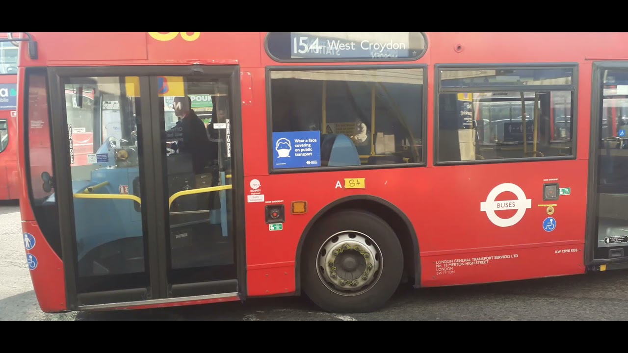 VE3, LX58CWM on the Route 154 in Morden Station to West Croydon Bus ...