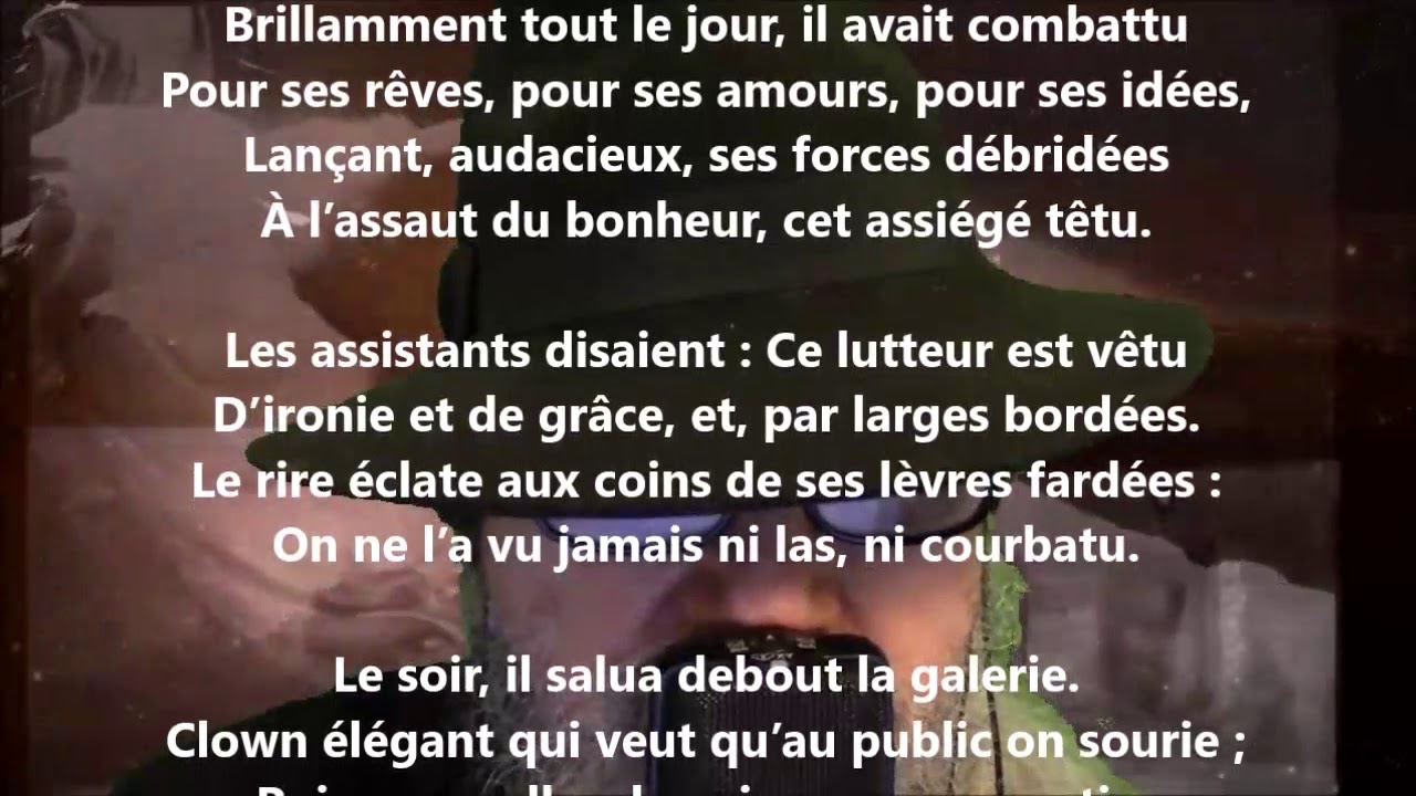 Lutte parisienne - Émile Goudeau lu par Yvon Jean - YouTube