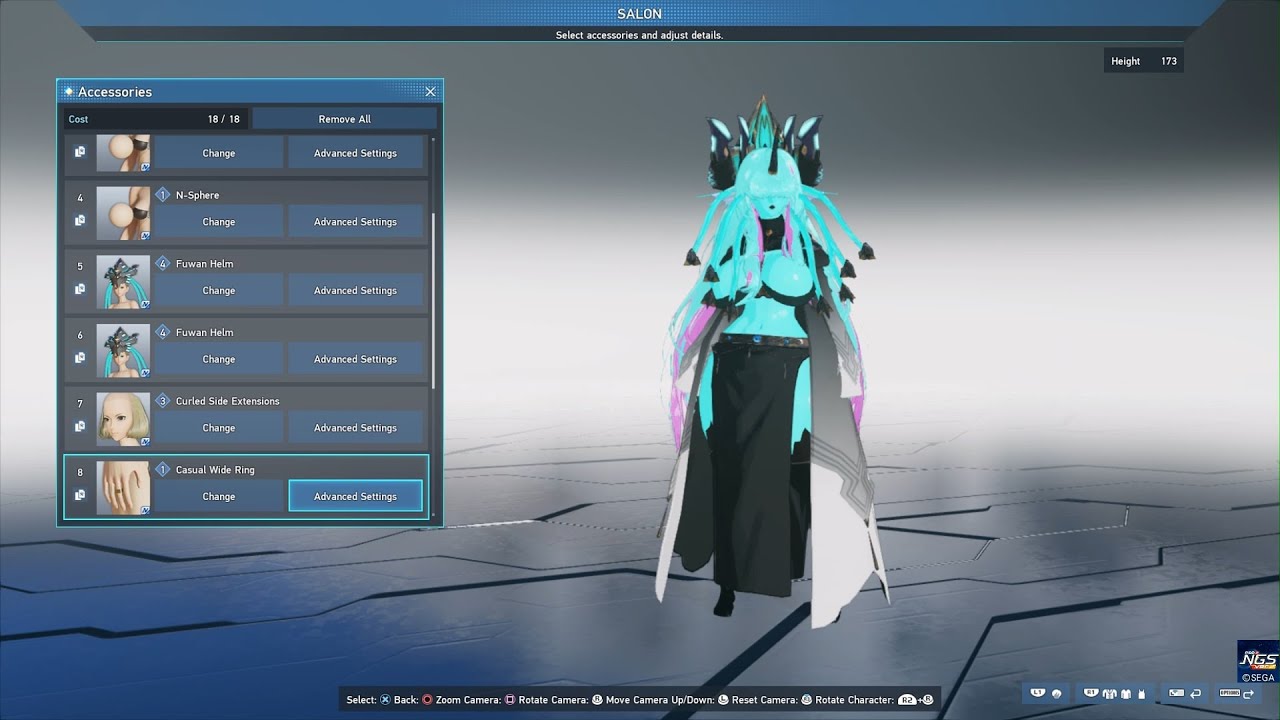 PSO2 NGS Character Creation Tutorial, Merfolk Denizen Mia Mind Flayer ...