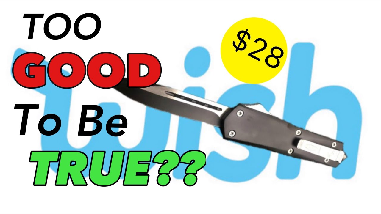 OTF Knife from Wish:Review - YouTube